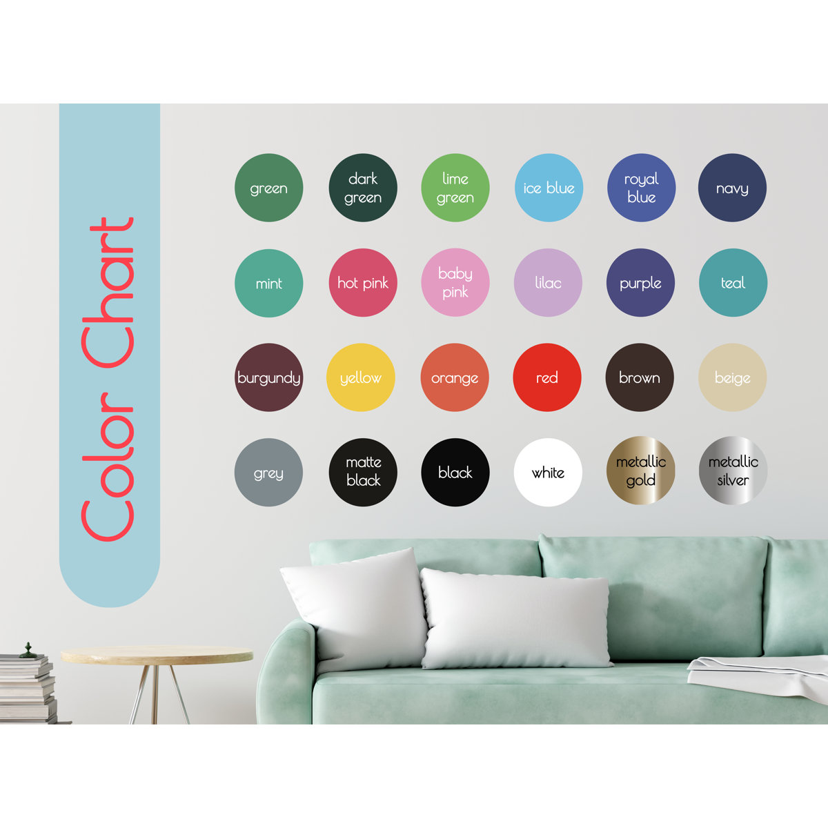 Stickalz Scalloped Arch Wall Decal, Scallop Decals, Boho Wall Decor Decal, Boho Nursery ...